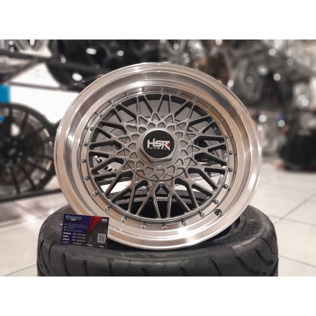 Jual Velg Mobil Racing Yaris Ring 15 HSR RS R15 Lebar 7/8 Baut 4 Murah Awet | Shopee Indonesia