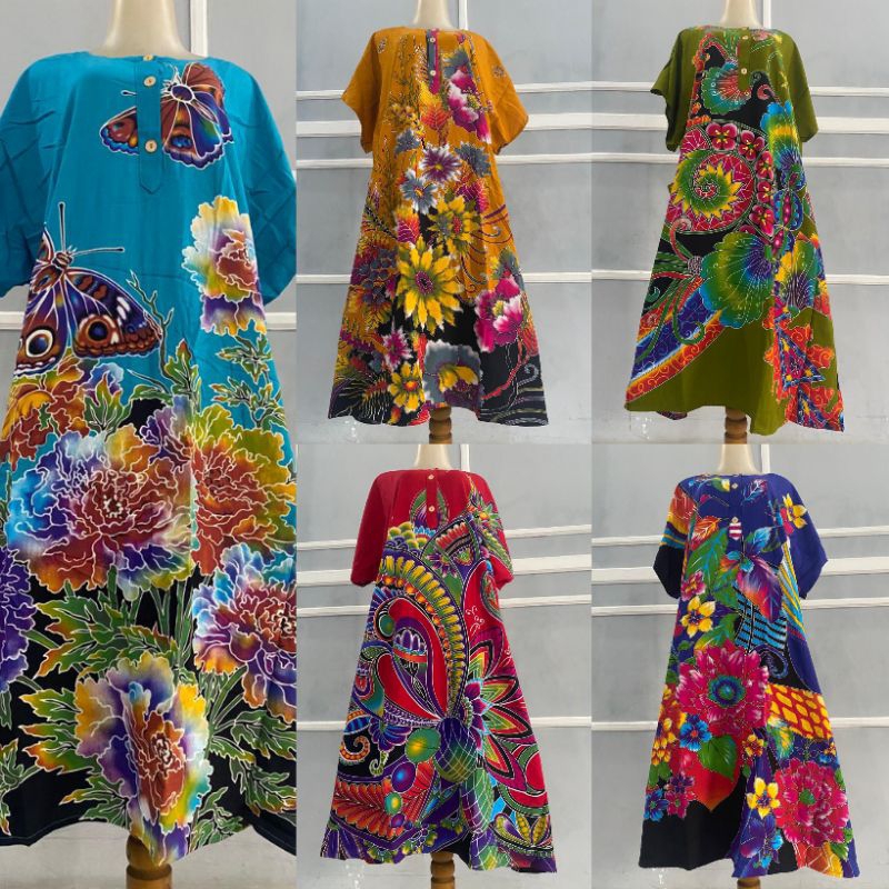 Jual Daster KENCANA UNGU MODEL L3 LABEL BIRU LD 130cm PB 110cm ( baju ...