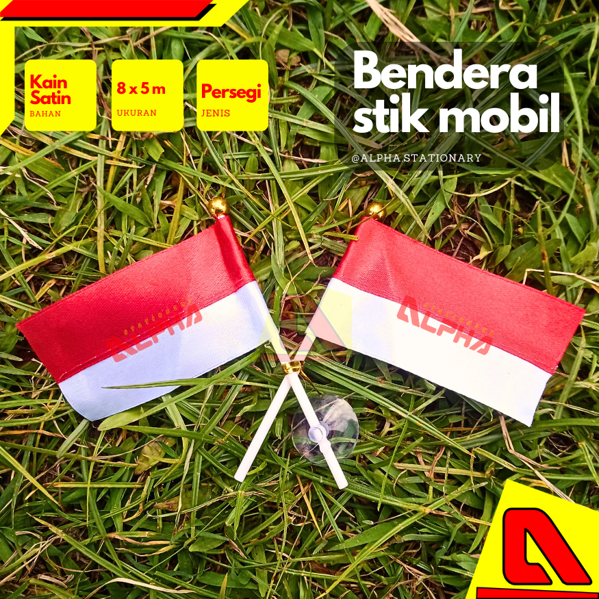 Jual BENDERA STIK MOBIL MERAH PUTIH [ KECIL ] | Shopee Indonesia