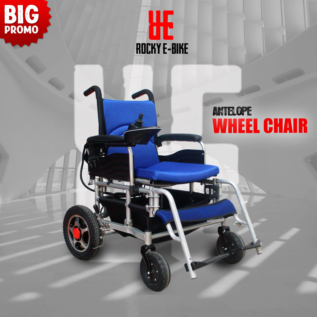 Jual Kursi Roda Listrik Antelope Type Max | Rocky E-Bike | Shopee Indonesia