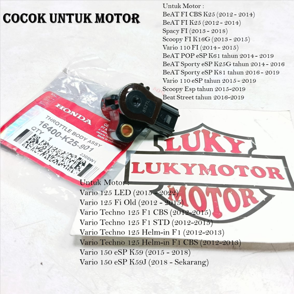 Jual SENSOR TPS BEAT FI BEAT POP STREET SCOOPY FI SCOOPY ESP SPACY FI ...