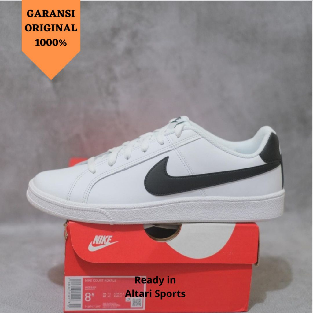 Jual SEPATU PRIA SNEAKERS NIKE COURT ROYALE ORIGINAL ASLI BNIB 749747 ...
