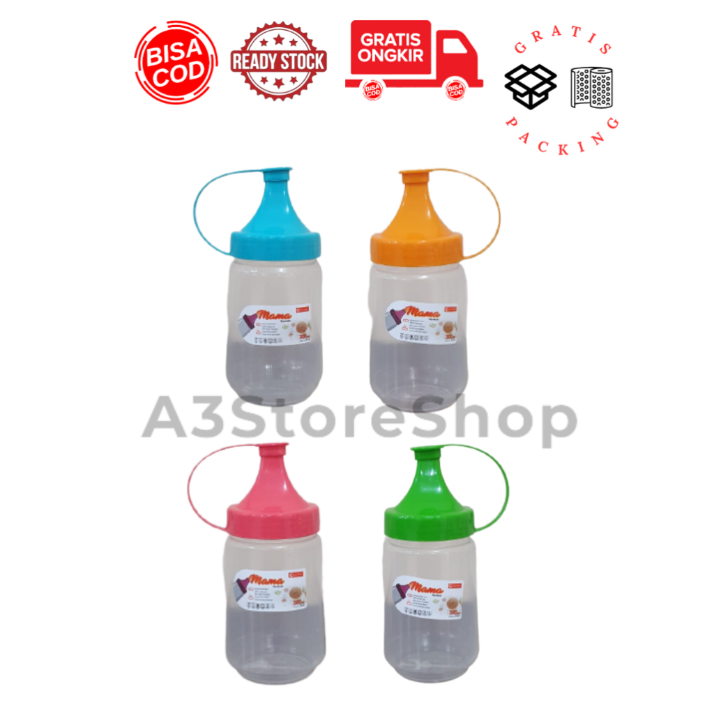 Jual Botol saus plastik transparan Clio 300 ml sambal kecap saos ...