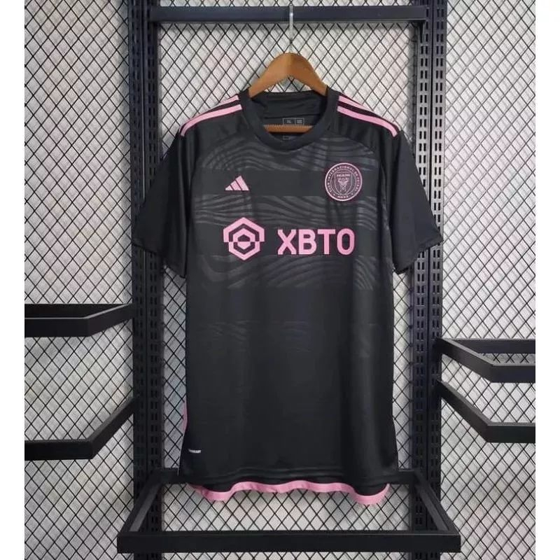 Jual JERSEY INTER MIAMI AWAY 2023/24 BAJU BOLA MESSI HITAM TERBARU 2024 ...