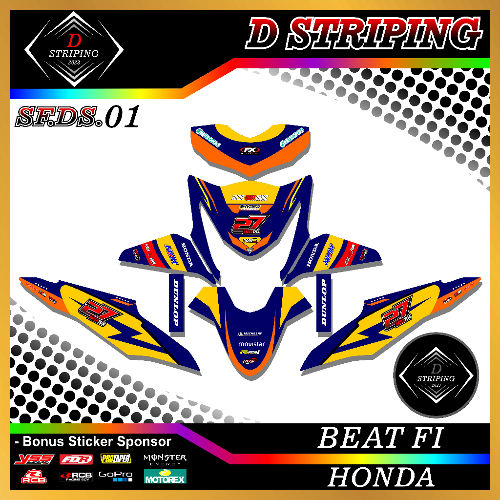 Jual Stiker Decal Full Body BEAT FI 2012 - 2015 - Decal Full Body Motor ...