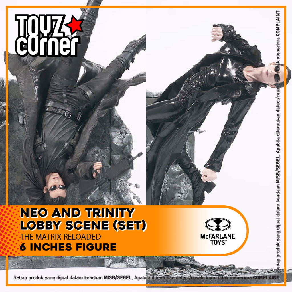 Jual Toyz Corner - Mcfarlane Toys The Matrix Reloaded - Neo & Trinity ...