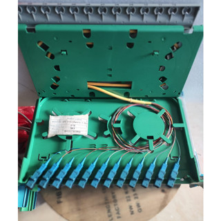 Jual BASETRAY BARU 12 Core SC UPC Kaset Tray ODC 12 core lengkap dengan ...