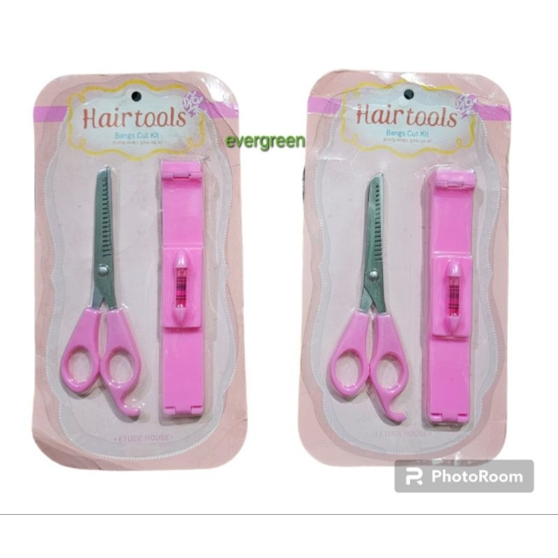Jual Gunting Rambut 2 in 1 | Alat pemotong Poni Penjepit Poni Hair ...
