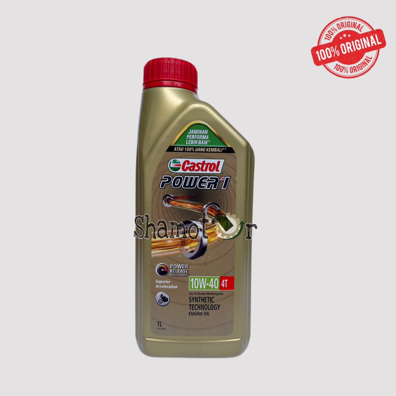 Jual Castrol Power 1 10W-40 4T 1L | Shopee Indonesia