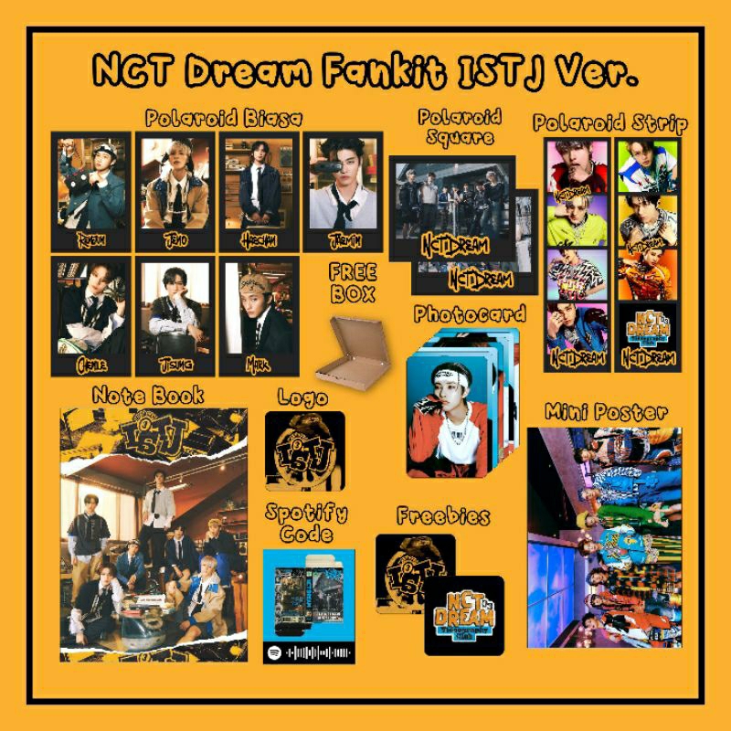 Jual K-POP NCT DREAM ISTJ VER. MINI FANKIT / FANKIT NCT DREAM ISTJ / PAKET HEMAT NCT DREAM ISTJ ...