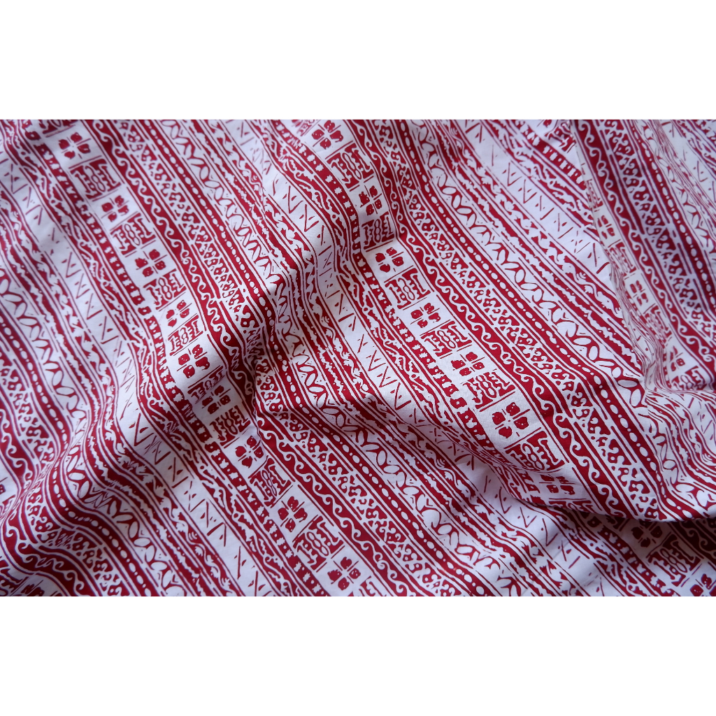 Jual SPESIAL HARI KEMERDEKAAN Kain Batik Cap Warna Merah Putih Batik ...