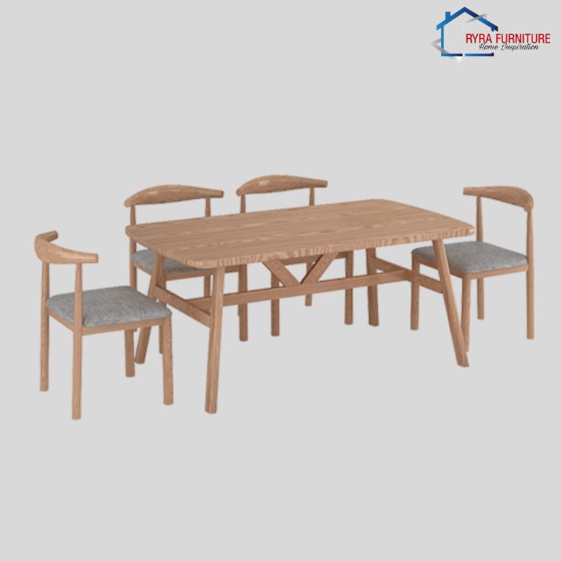 Jual MEJA MAKAN SET DENGAN 4 KURSI /MEJA MAKAN MODERN MINIMALIS/MEJA MAKAN ESTETIK - SIV DTS ...