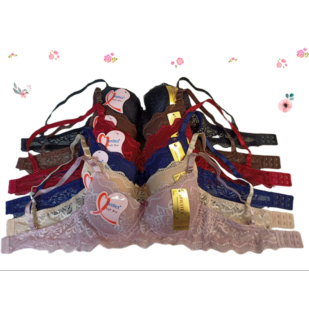 Jual Bra Kawat Busa Tipis / Bra Brukat Cantik / BH Kawat Renda / BR 809 ...