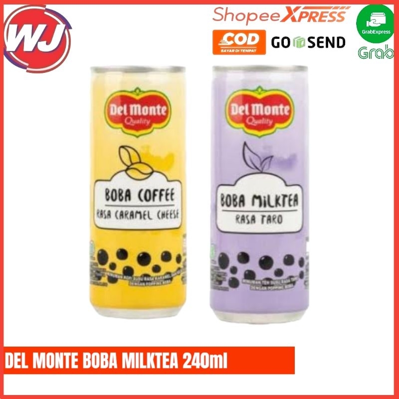 Jual DEL MONTE BOBA MILKTEA 240ml | Shopee Indonesia