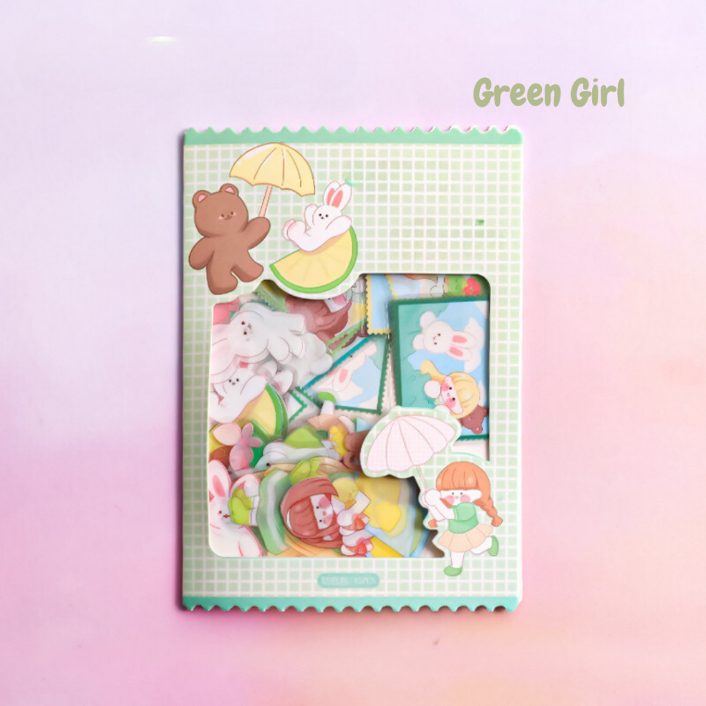 Jual TOPER Sticker Set Isi 45 Pcs Aesthetic Lucu Imut Estetik Berbagai ...