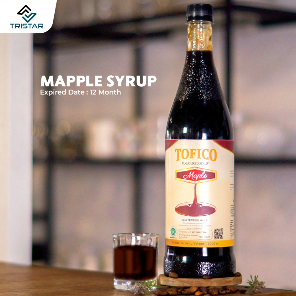 Jual Tofico Maple Syrup - Sirup Premium Rasa Mapel 1000 ml | Shopee ...