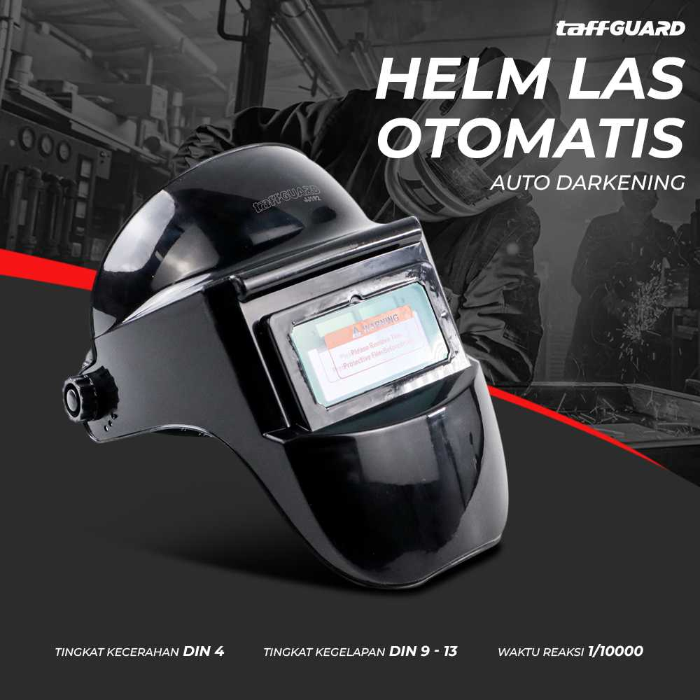 Jual Helm Las Otomatis Auto Darkening Solar Welding Helmet Kacamata ...