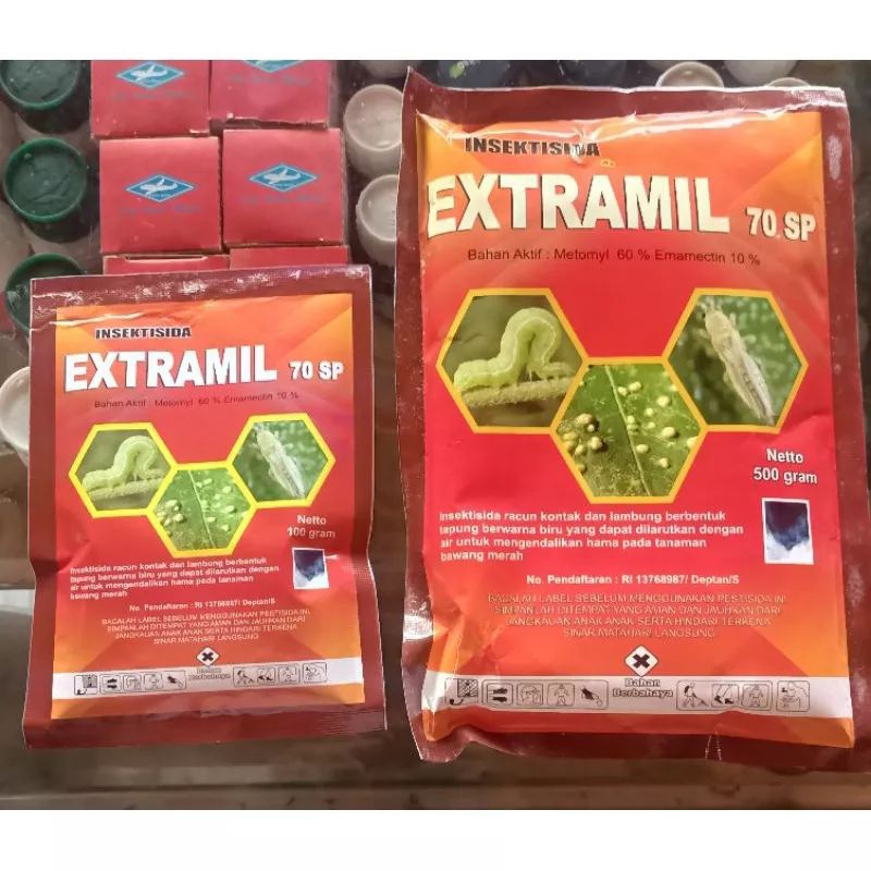 Jual insektisida extramil 70sp 100gram metomil+emamektin benzoat ...