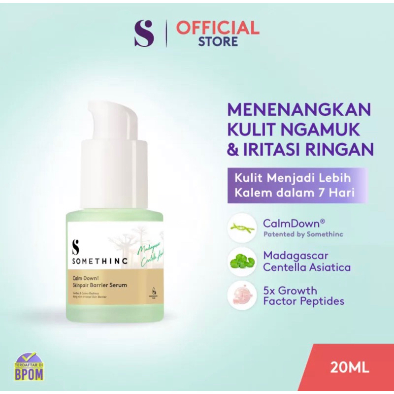Jual [NEW LAUNCH] SOMETHINC Calm Down! Skinpair Barrier Serum ...