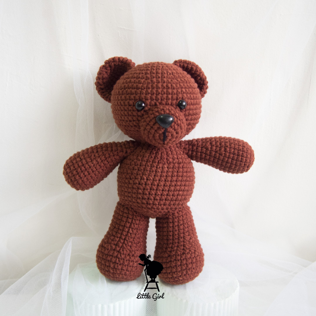 Jual LITTLEGIRL- Boneka rajut / Crochet doll / amigurumi teddy bear ...