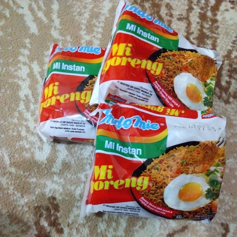 Jual mie instan indomie goreng mie goreng 3pcs indofood | Shopee Indonesia