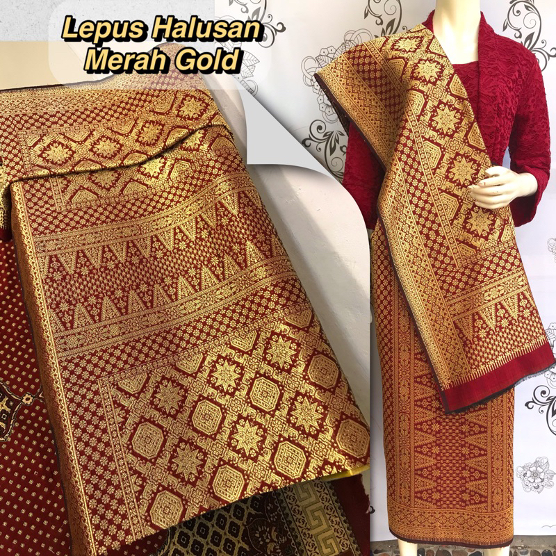 Jual SONGKET LEPUS MERAH GOLD PENGANTIN - ILHAM SONGKET TENUN TANGAN ASLI PALEMBANG | Shopee ...