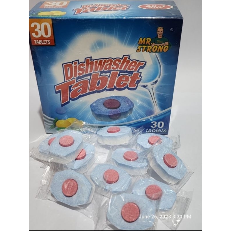Jual Mr. Strong Dishwasher Detergent. sabun mesin cuci piring sis 30 ...