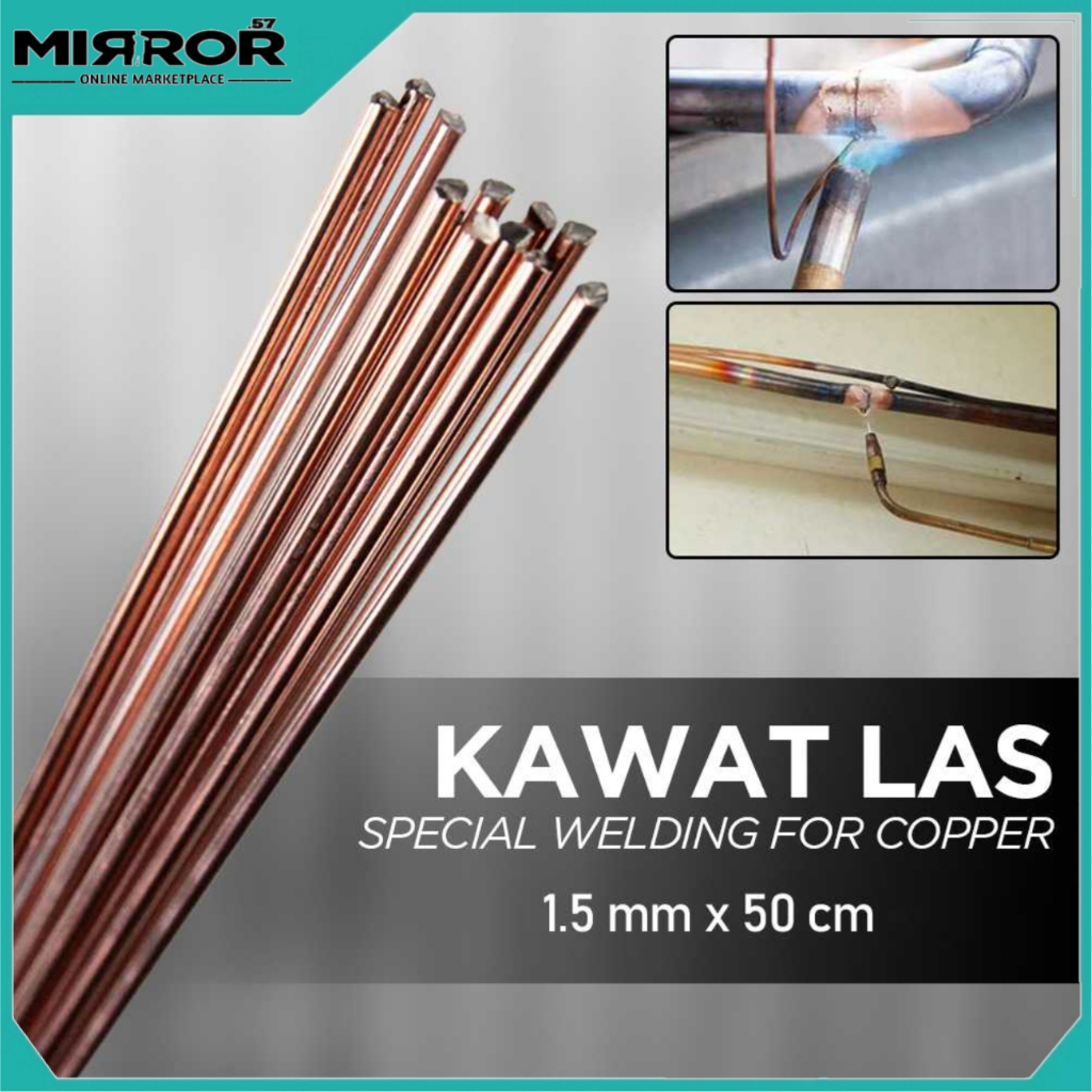 Jual Kawat Las Pengelasan Khusus untuk Tembaga 1.5 mm x 50 cm 10 PCS ...
