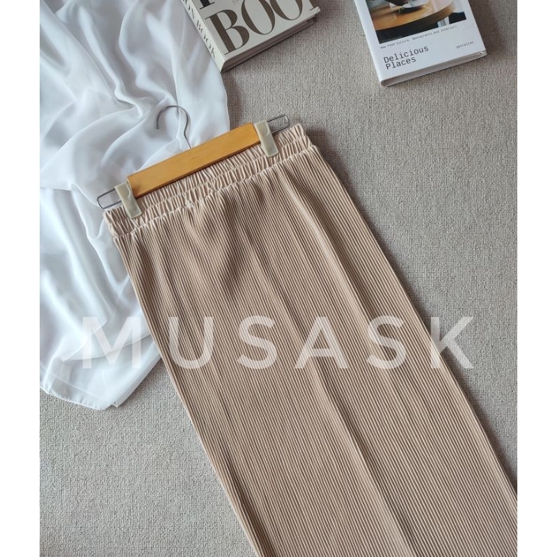 Jual ROK SPAN PLISKET LIDI / ROK PLISKET SPAN / KODE 08 | Shopee Indonesia