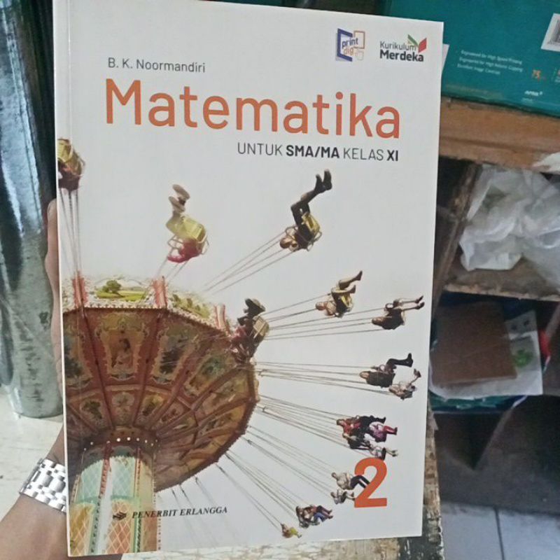 Jual buku matematika untuk SMA kelas 11 kurikulum merdeka terbaru penerbit Erlangga | Shopee ...