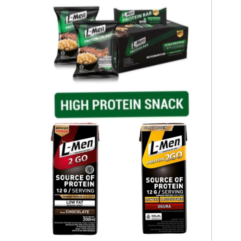 Jual L-Men Protein Bar Chocolate 22/200g | Shopee Indonesia