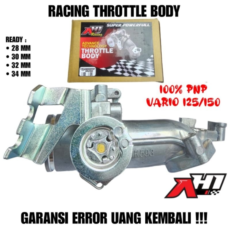 Jual TUAS GAS TB THROTLE BODY RACING AHI PLUS INTAKE PNP VARIO 125 ...