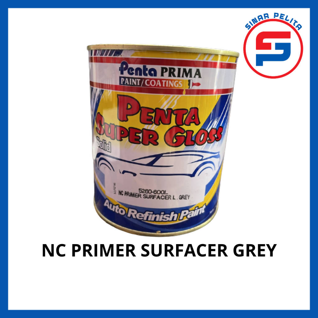 Jual Epoxy Primer Surfacer Penta Super Gloss Cat dasar kayu besi mobil ...