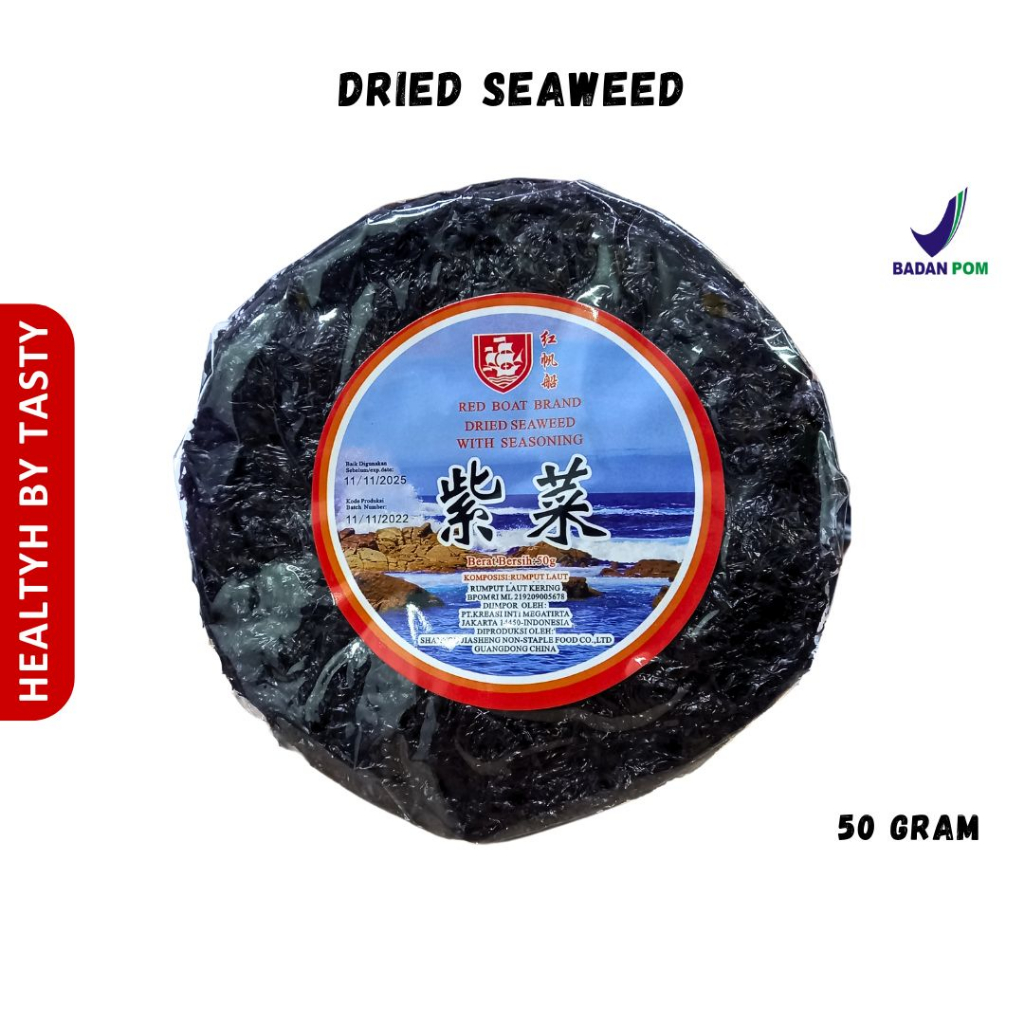 Jual Rumput laut kering Cichai CiCai Zi Cai Dried seaweed CeCai 50g ...