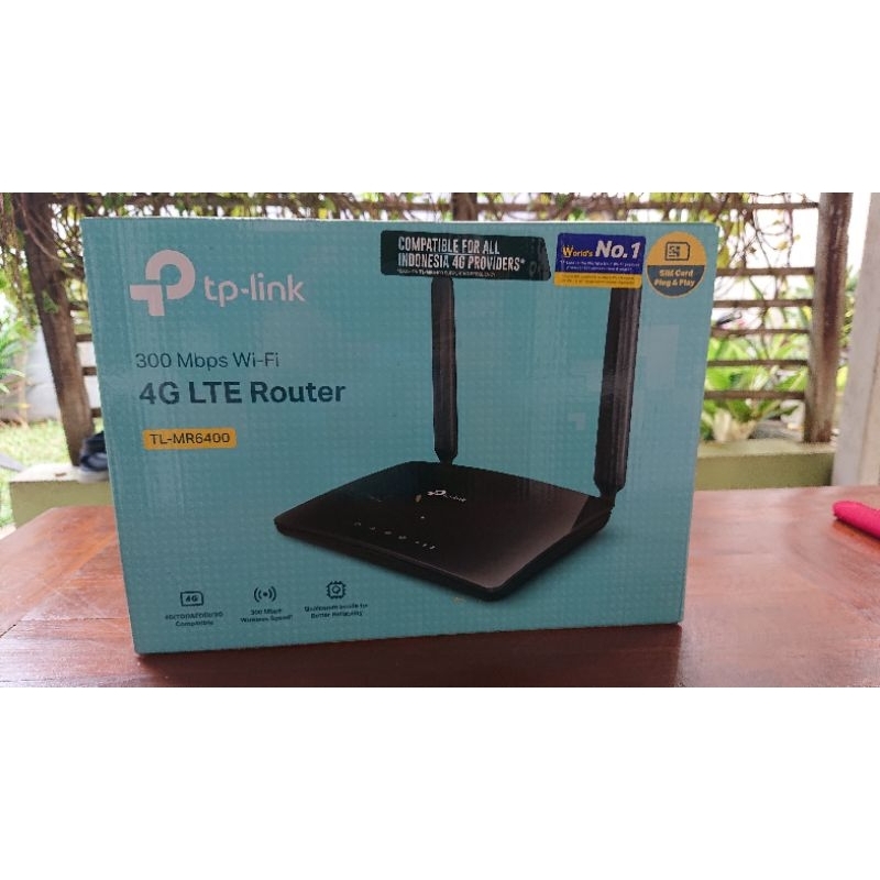 Jual TP - LINK TL - MR6400 Wifi 4G LTE Router Build in 300Mbps Modem ...