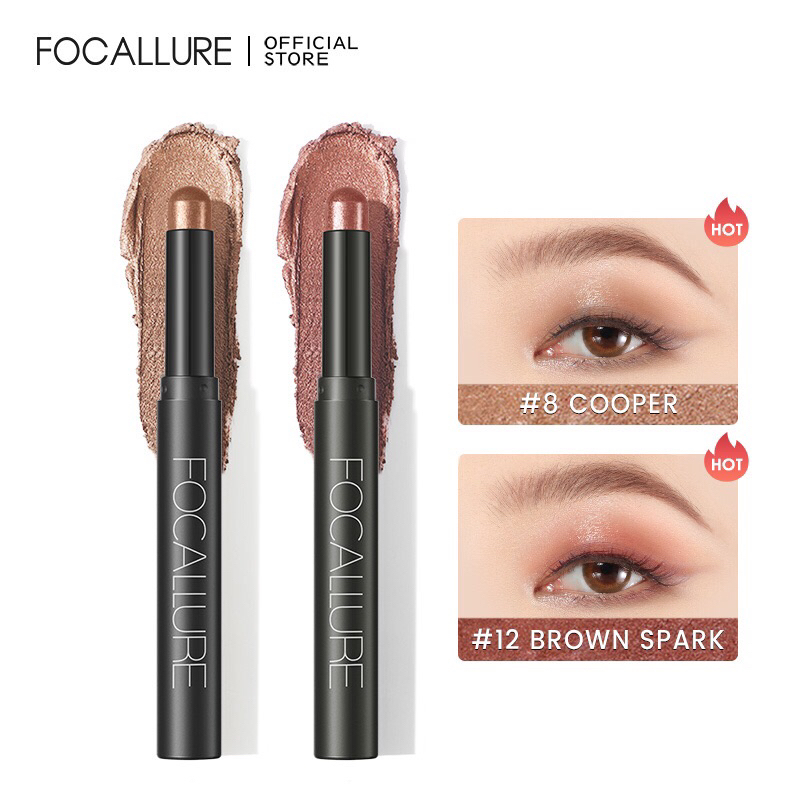 Jual FOCALLURE Single Eyeshadow Pencil Cream Shimmer FA38 | Shopee ...