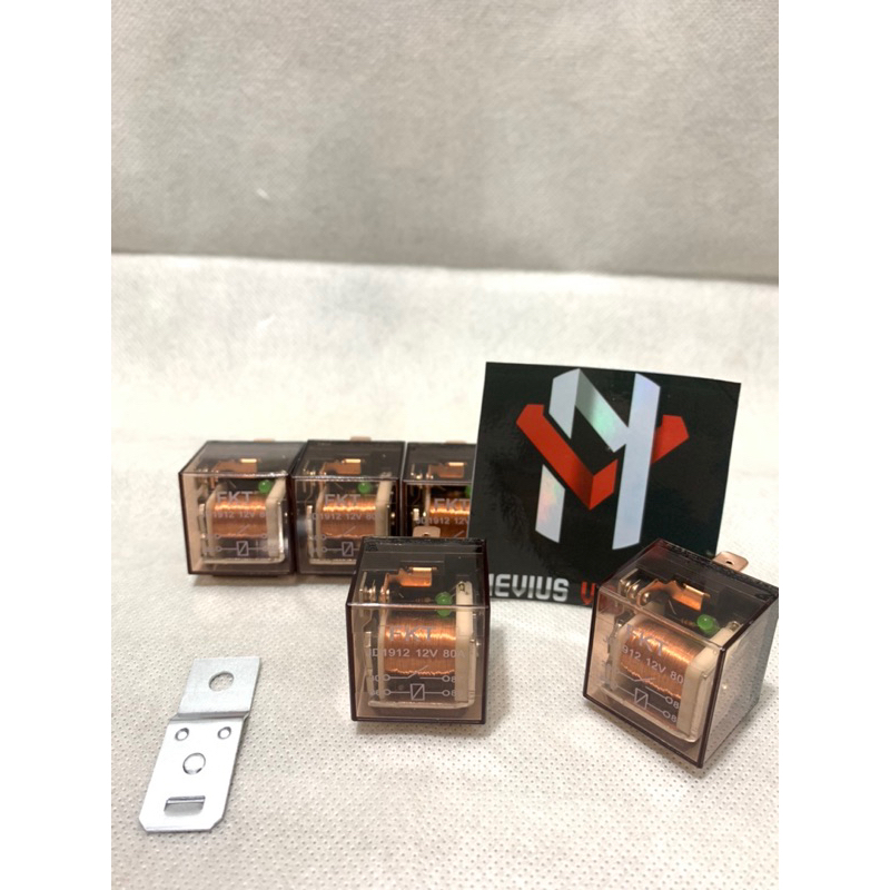 Jual Relay Klakson 12 Volt 80 Ampere 4 Kaki Relay Transparan FKT Untuk ...