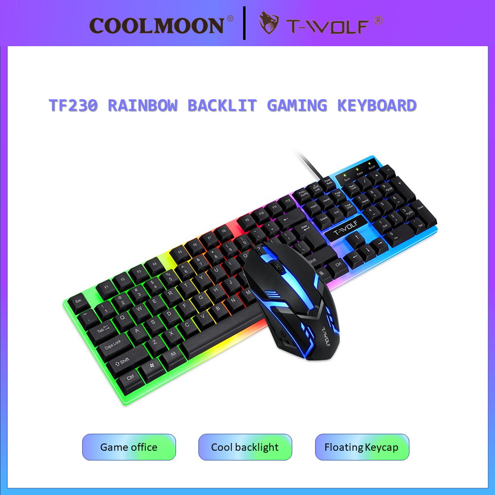 Jual 【COD】 Paket KEYBOARD GAMING + MOUSE GAMING USB COMBO / 1 Set ...