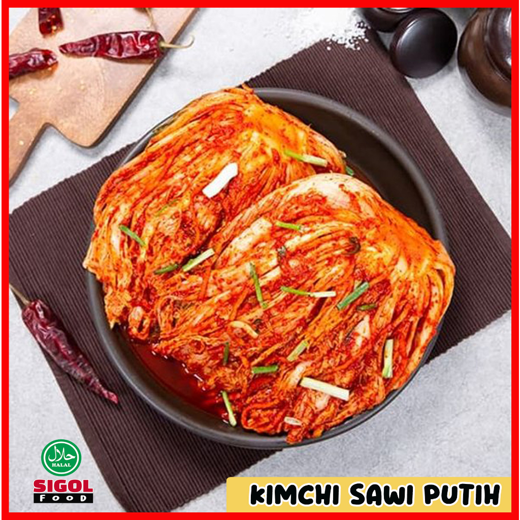 Jual Fresh Kimchi Sawi Putih-750gram-Authentic Kimchi-Fine Food-Kimchi ...