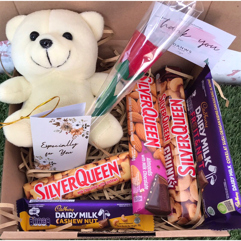 Jual Hadiah Gift Box Hampers Boneka Mini Bear Kado Ulang Tahun ...