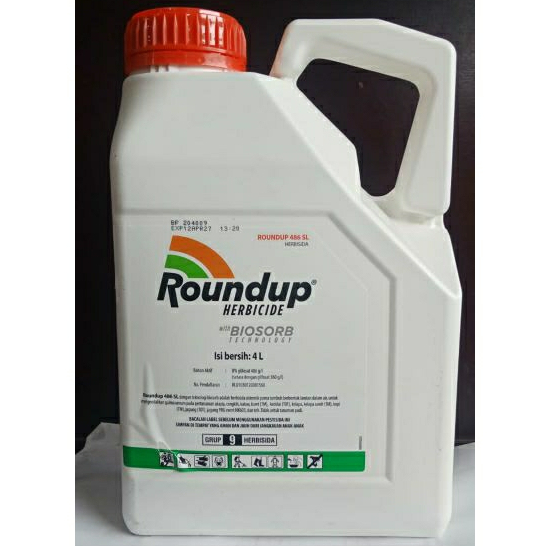 Jual ROUNDUP 486 SL | ROUND-UP4 Liter | Herbisida Sistemik/Racun Rumput ...