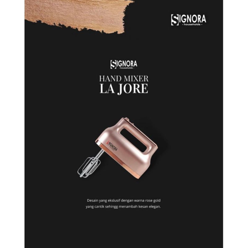 Jual Signora Hand Mixer La Jore 5 speed | Shopee Indonesia