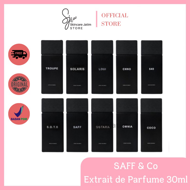 Jual SAFF & Co. Extrait de Parfum Full Size All Variant 30ml - Cascavel ...