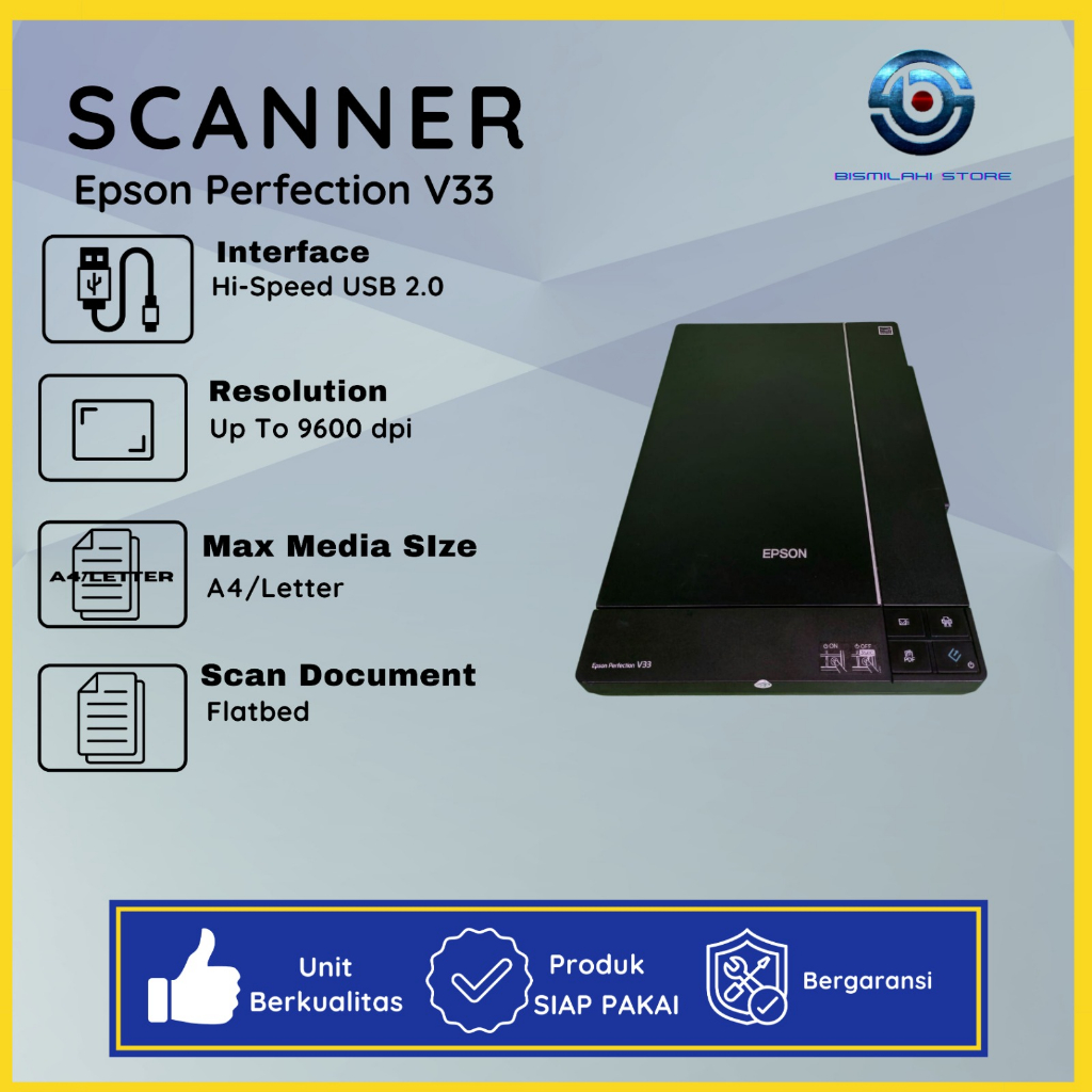 Jual Scanner Epson Perfection V33 Fungsi Normal | Shopee Indonesia