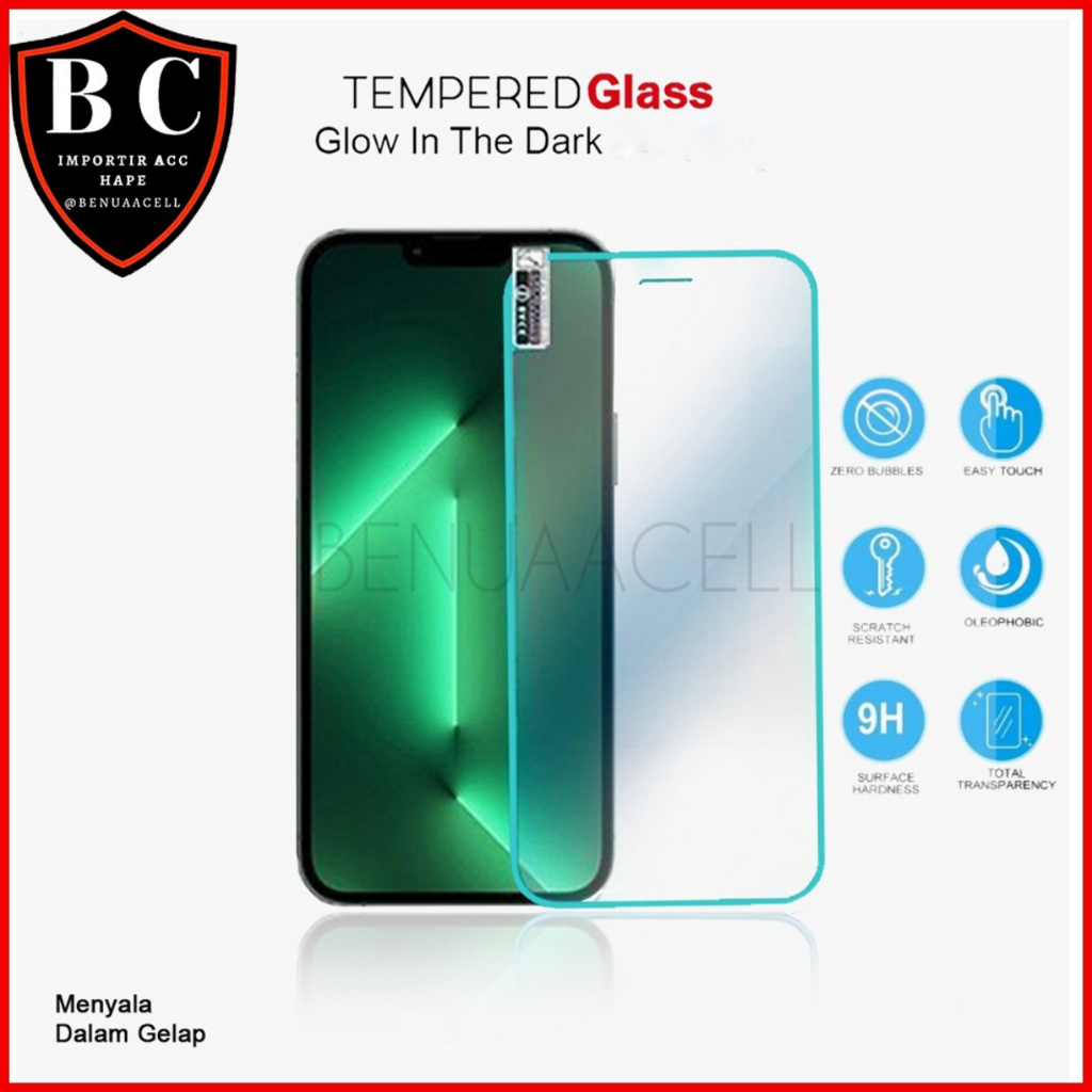 Jual TEMPERED GLASS GLOW IN THE DARK XIAOMI REDMI A3 A1 A2 REDMI 9 9A ...