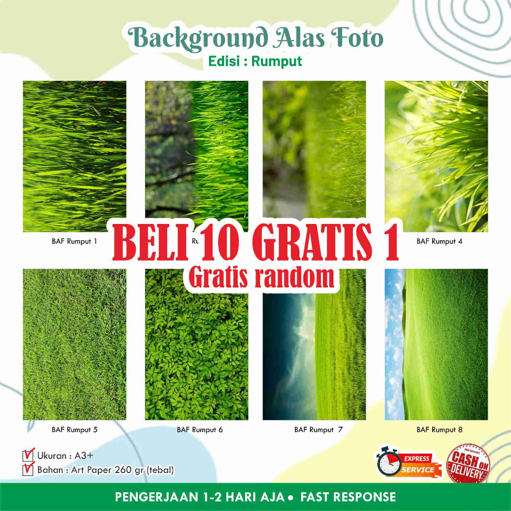 Jual Alas foto A3+ model RUMPUT | Shopee Indonesia