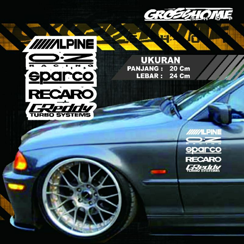 Jual Sticker Sponsor Brand Mobil Dan Truk, Sticker Kaca, Sticker Body ...