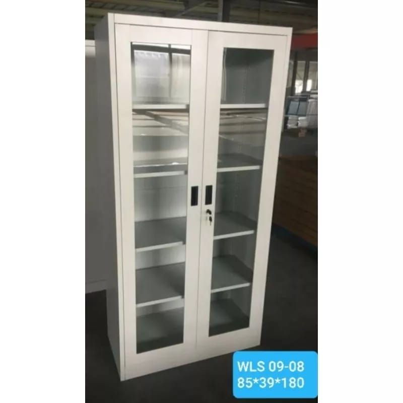 Jual Lemari Rak Buku Plat Besi - Lemari Arsip 2 Pintu 09-08 | Shopee ...