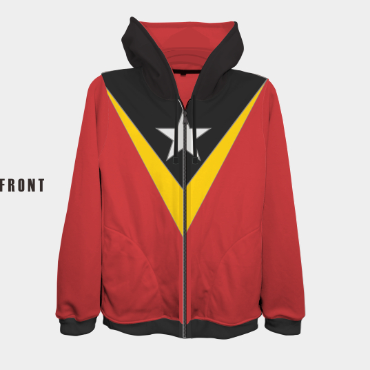 Jual Jaket Timor Leste Flag Bahan Halus Lembut Tebal Printing Sublim ...