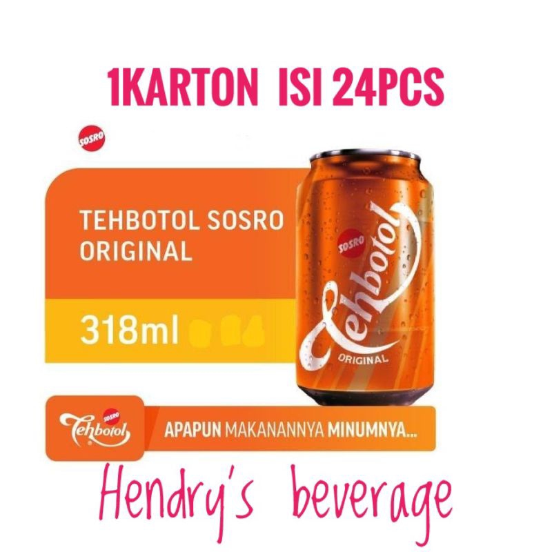 Jual Teh botol sosro kaleng 1karton isi 20pcs | Shopee Indonesia